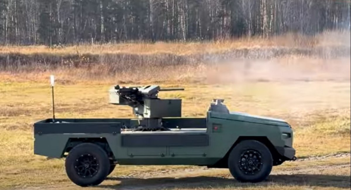 Ukrainian Protector UGV Gets Tavria-12.7 RCWS with Legendary Browning ...